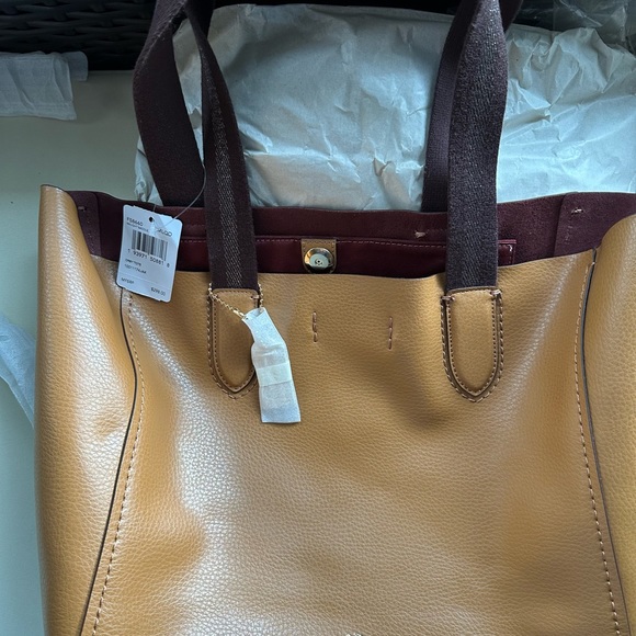 Coach | Bags | Nwt Coach Derby Tote Handbag Pebble Leather Color Light ...